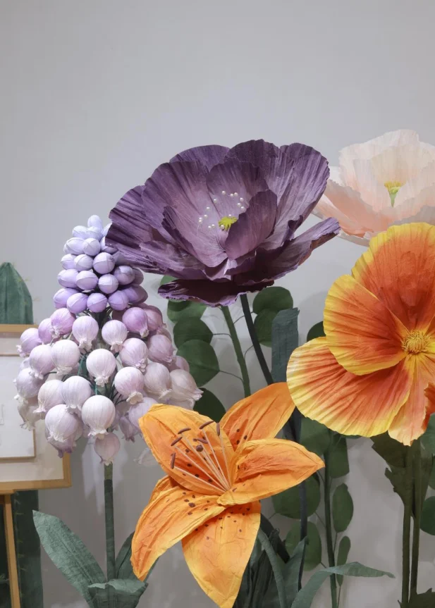 Q134 2024 Wedding Giant Flower Decoration New Design Luxury Party Stage ...