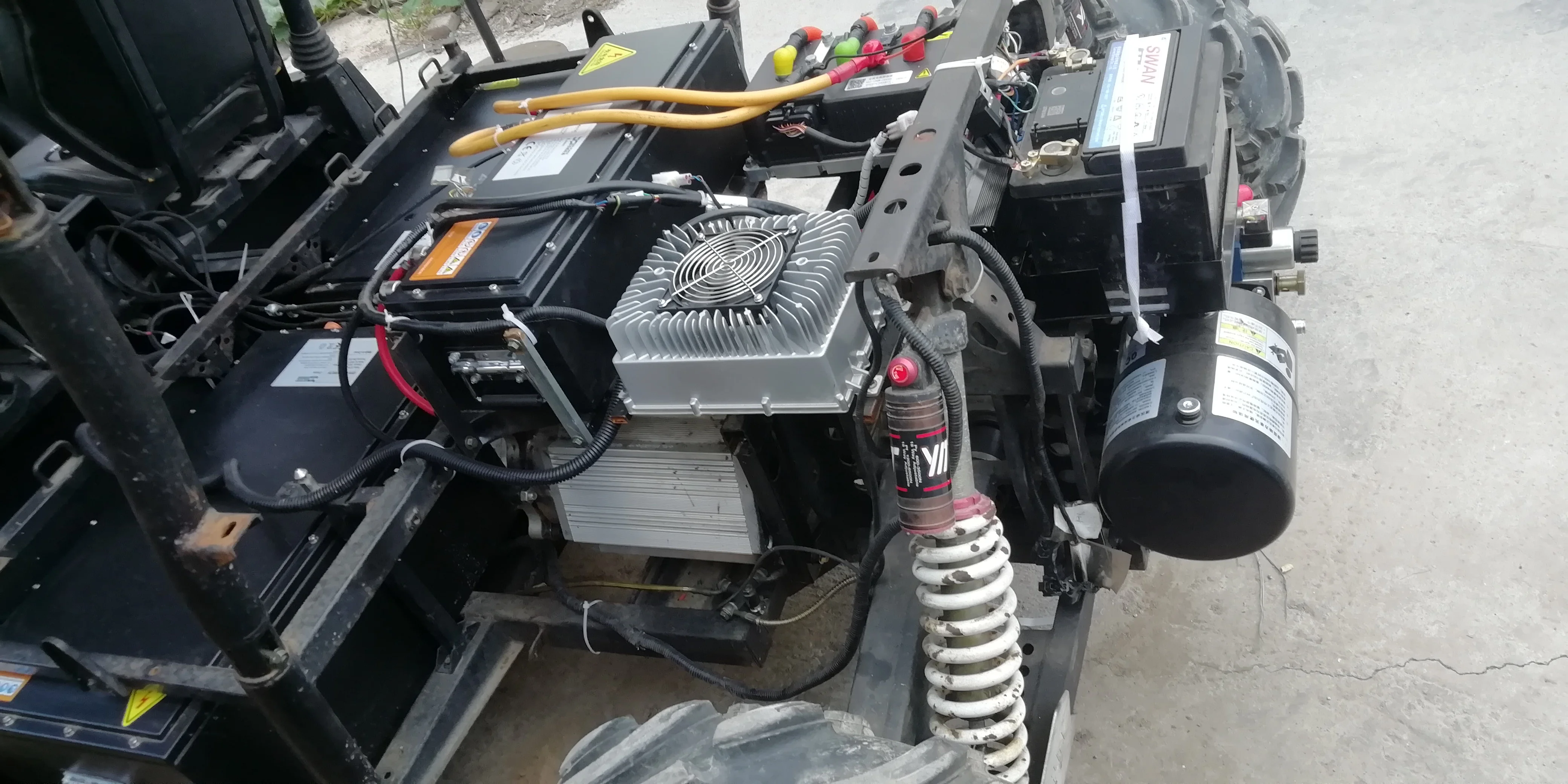 15kw Electric Motor Driving Conversion Kit for 4WD Hisun 1000cc UTV Chassis