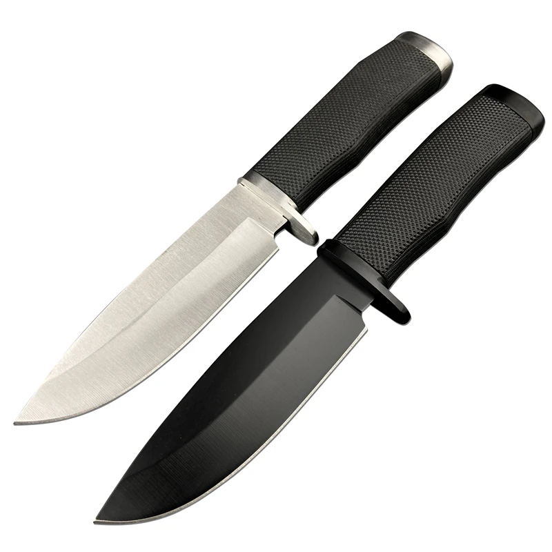 Outdoor Plastic Handle Tactical Hunting Knife Camping Survival EDC ...