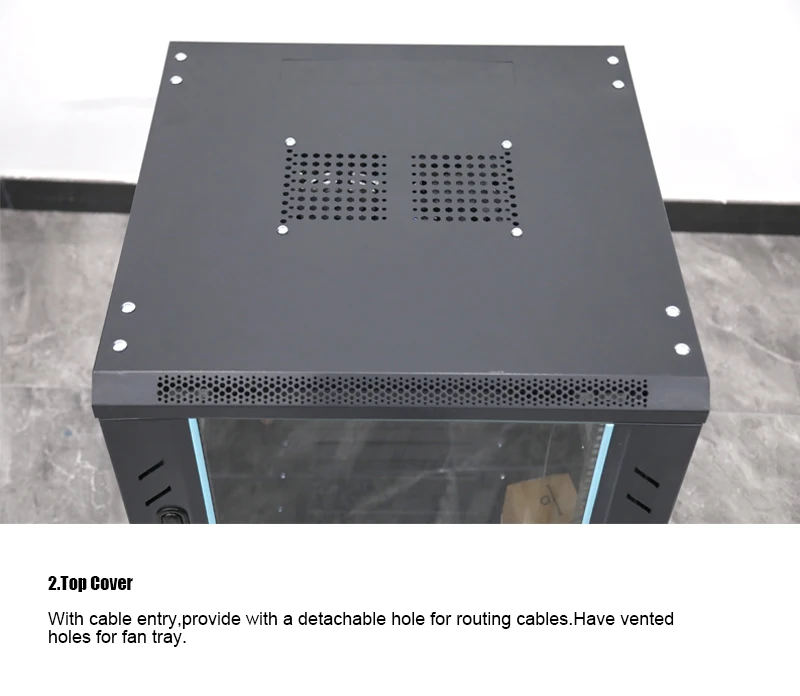18u Server Rack Metal Network Cabinets Data Center Floor Standing Cctv ...
