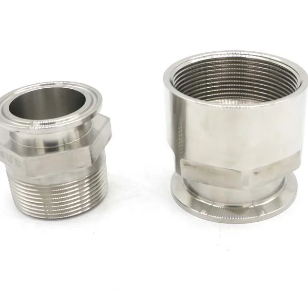 Sanitary SS304 SS316 21MP Sanitary TriClamp Female NPT Triclamp Flange ...