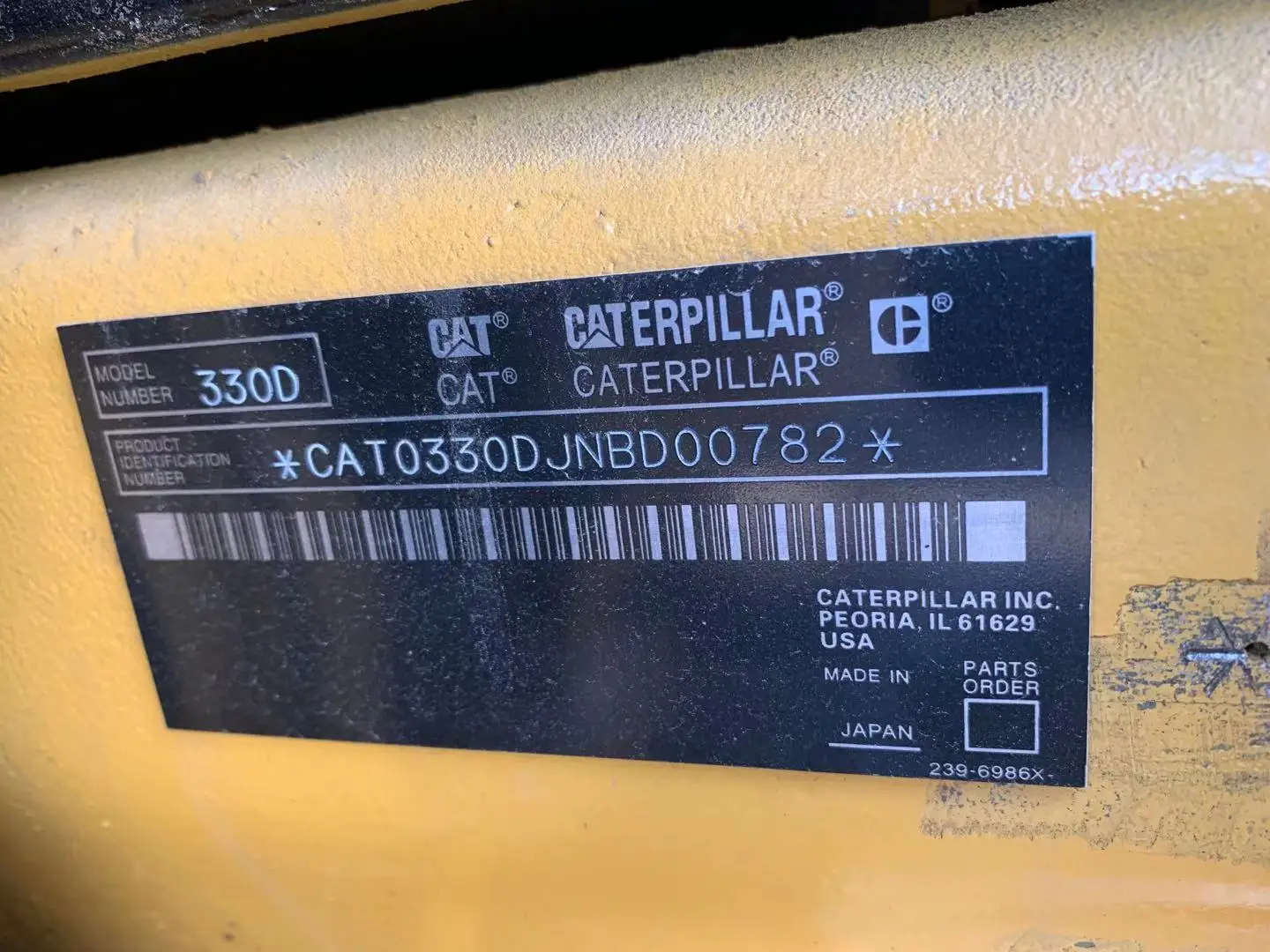 Cat Brand 330 DL 330D2L 330D Used Crawler Excavator Cat Moving ...