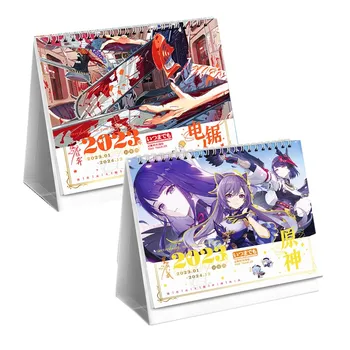 Anime Calendar Chainsaw Man Genshin Impact Printed 2023 Desk Calendars ...