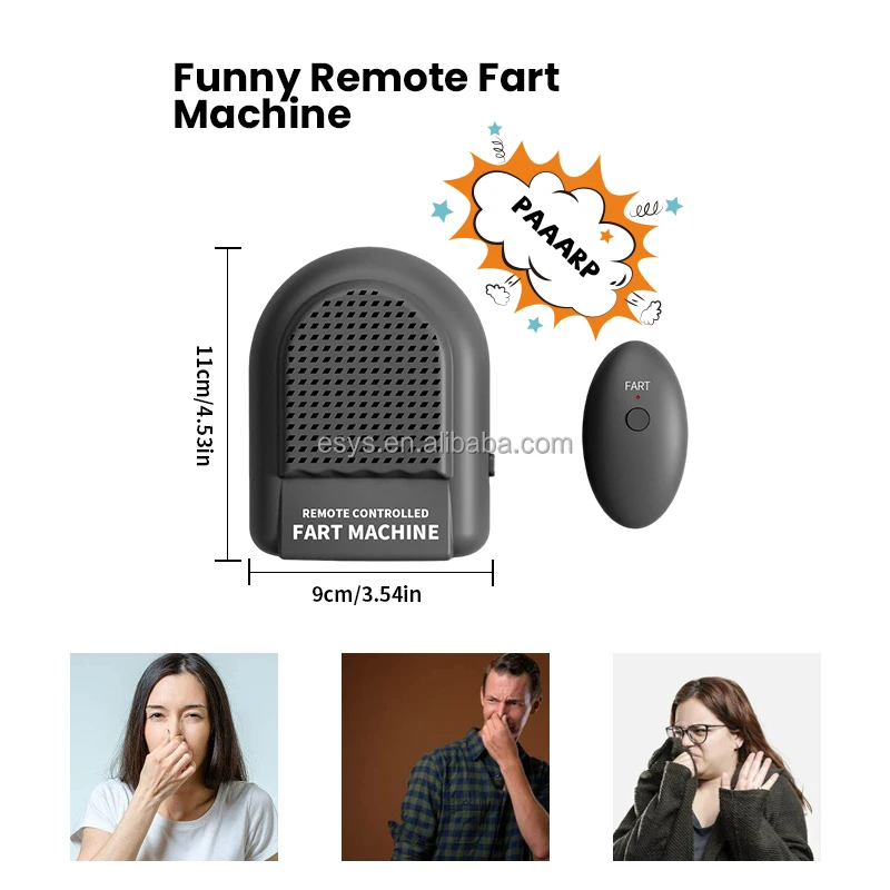 Remote Controlled Fart Machine With Different Realistic Sounds Portable ...