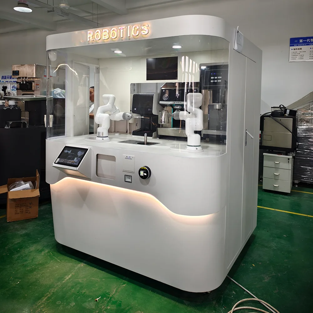 Coffee Robot Kiosk - AI Vending Machine with 1 Year Warranty