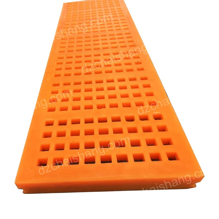 Dewatering Vibrating Polyurethane Sand Sieve Plate / Polyurethane ...