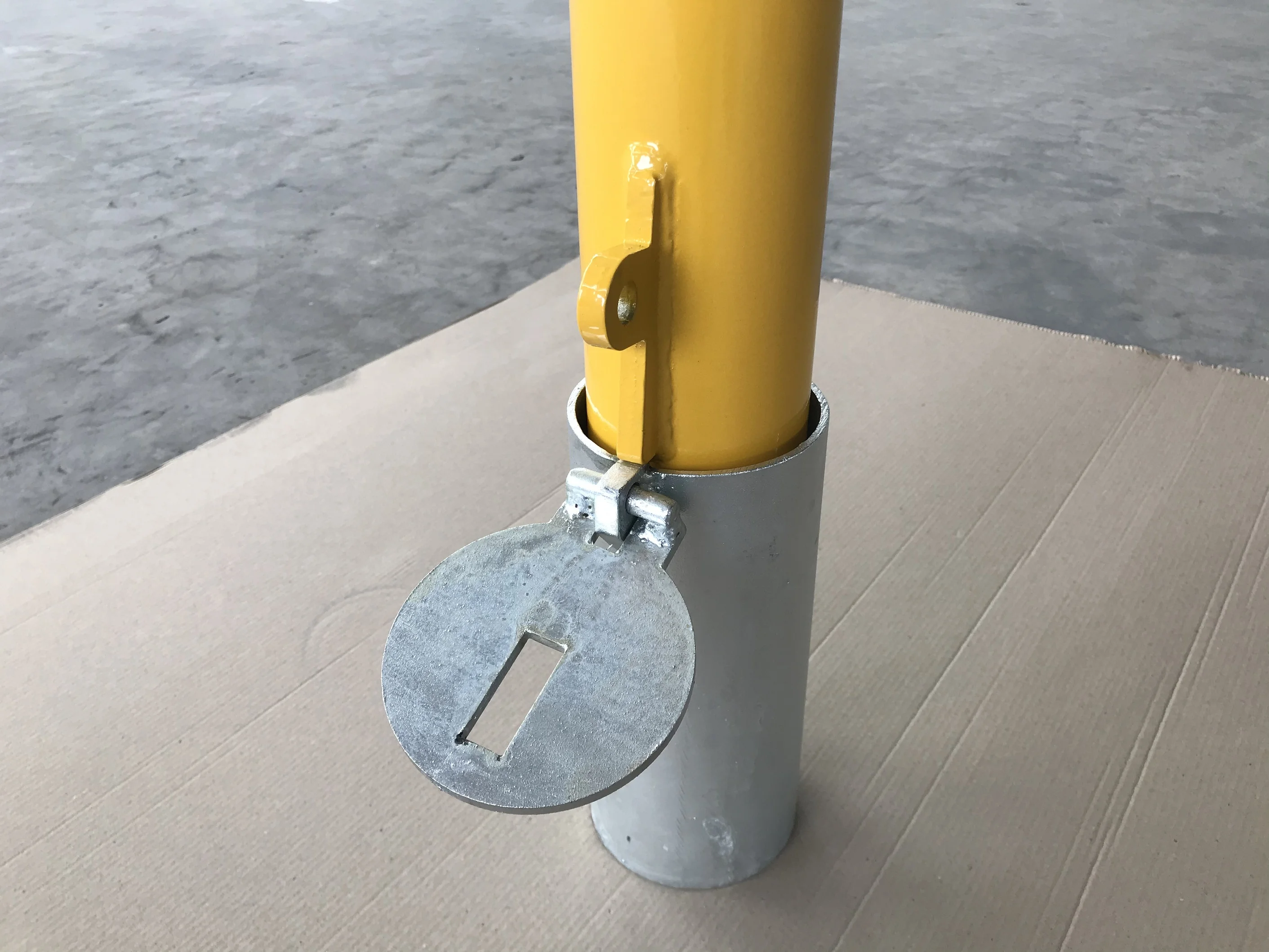 Removable Safety Bollard With Inground Sleeve Australia Key Lockable ...