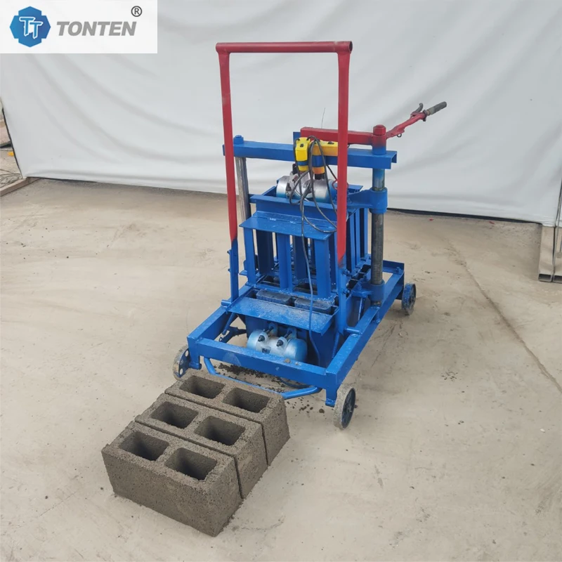 Compact Inclined Push Brick Machine Block Molding Machine for On-Site ...