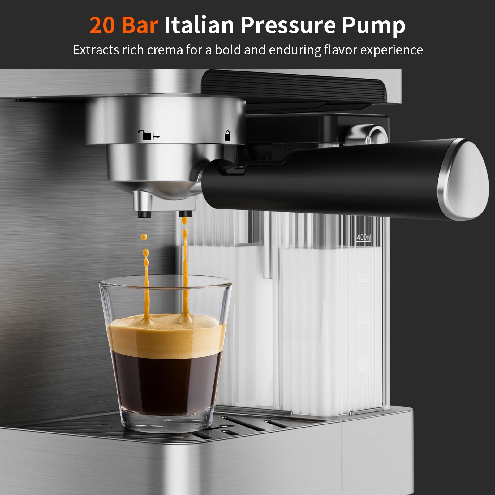 [F]Commercial Grade Combo Coffee Machine, Dual Boiler for Espresso ...