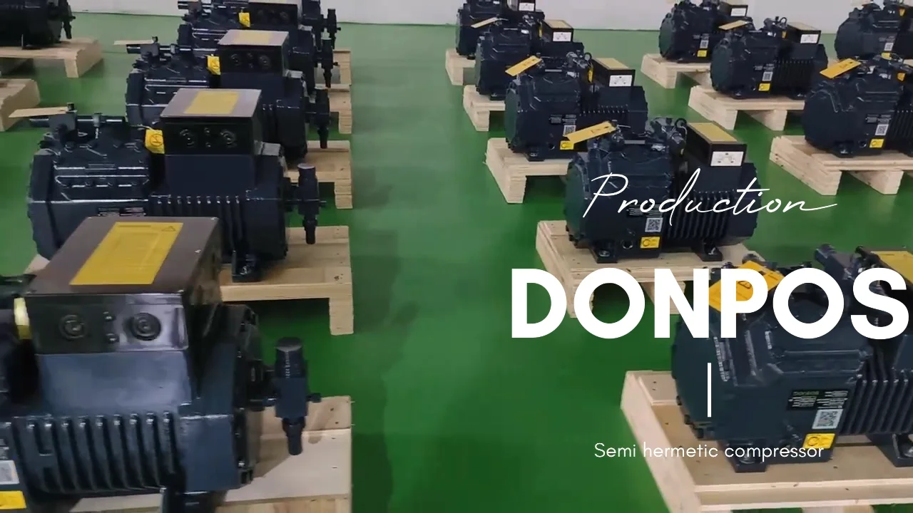 8hp Donpos Compressor Semi Hermetic Compressor Open Type Condensing ...