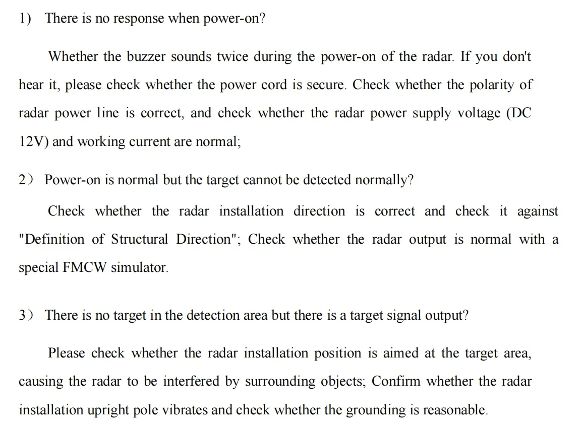 Nanoradar TPD60C 60ghz Pedestrian Detection Radar for Traffic Intersections