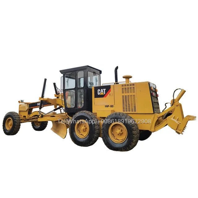 Road building original used caterpillar 140h motor grader price of ...