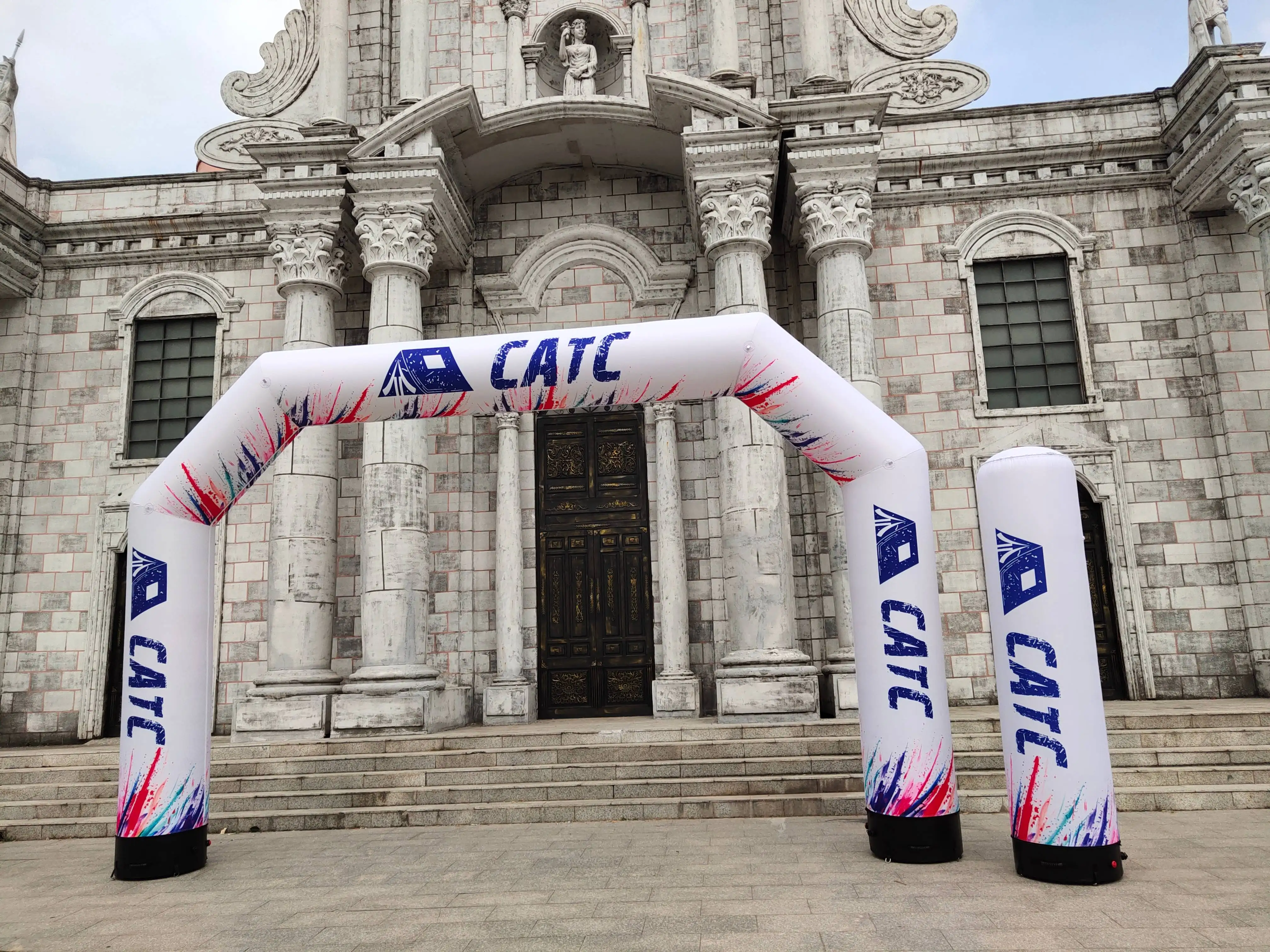 20ft Custom Inflatable Gate Arch Inflatable Arch With Customized Logos ...