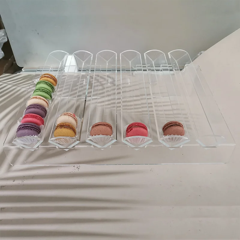 Nordic Multi-Acrylic Macaron Tray Cake Shop Display Stand