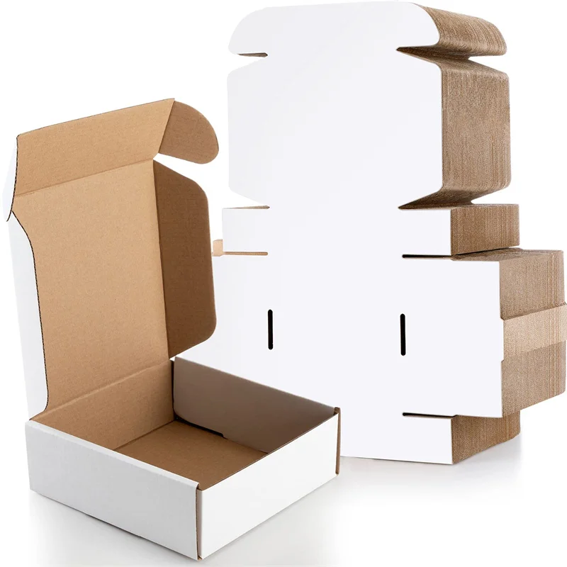Custom Shipping Boxes - 6x6x2 Inches Corrugated Cardboard