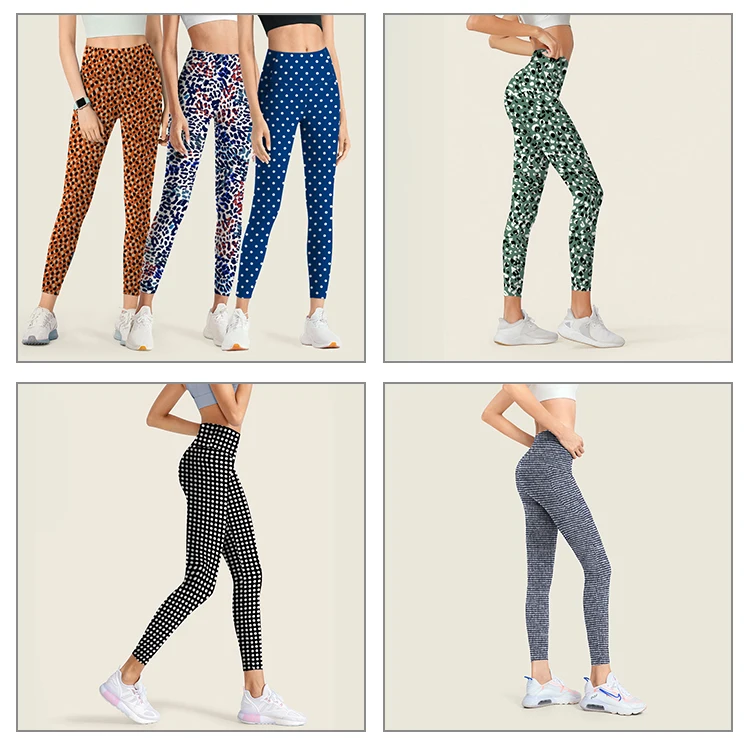 Wholesale Tik Tok Workout Exercise Jogger Gym Buttery Lifting Soft Textured Spandex Printed Logo