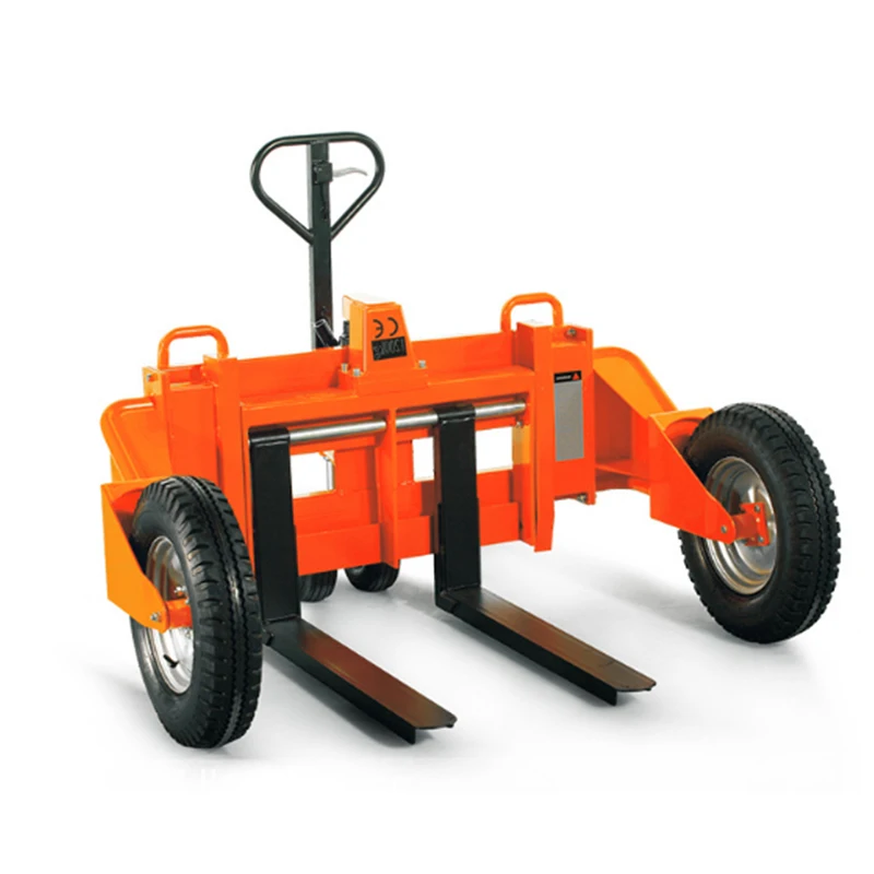 manual pallet truck off road big wheel pallet lifter 1ton all rough ...