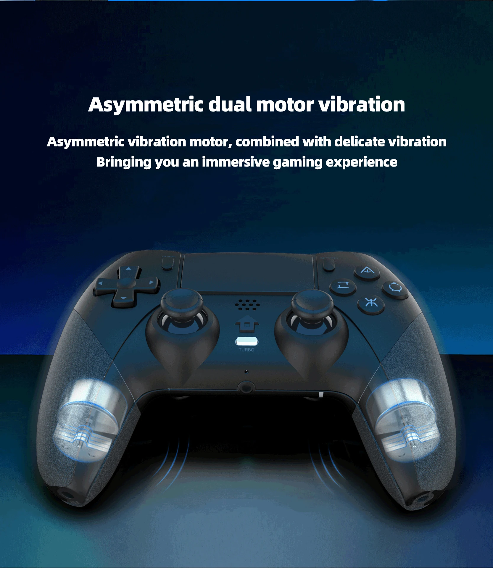 Elite Wireless Game Controller Dual Vibration Programmable Button Six ...