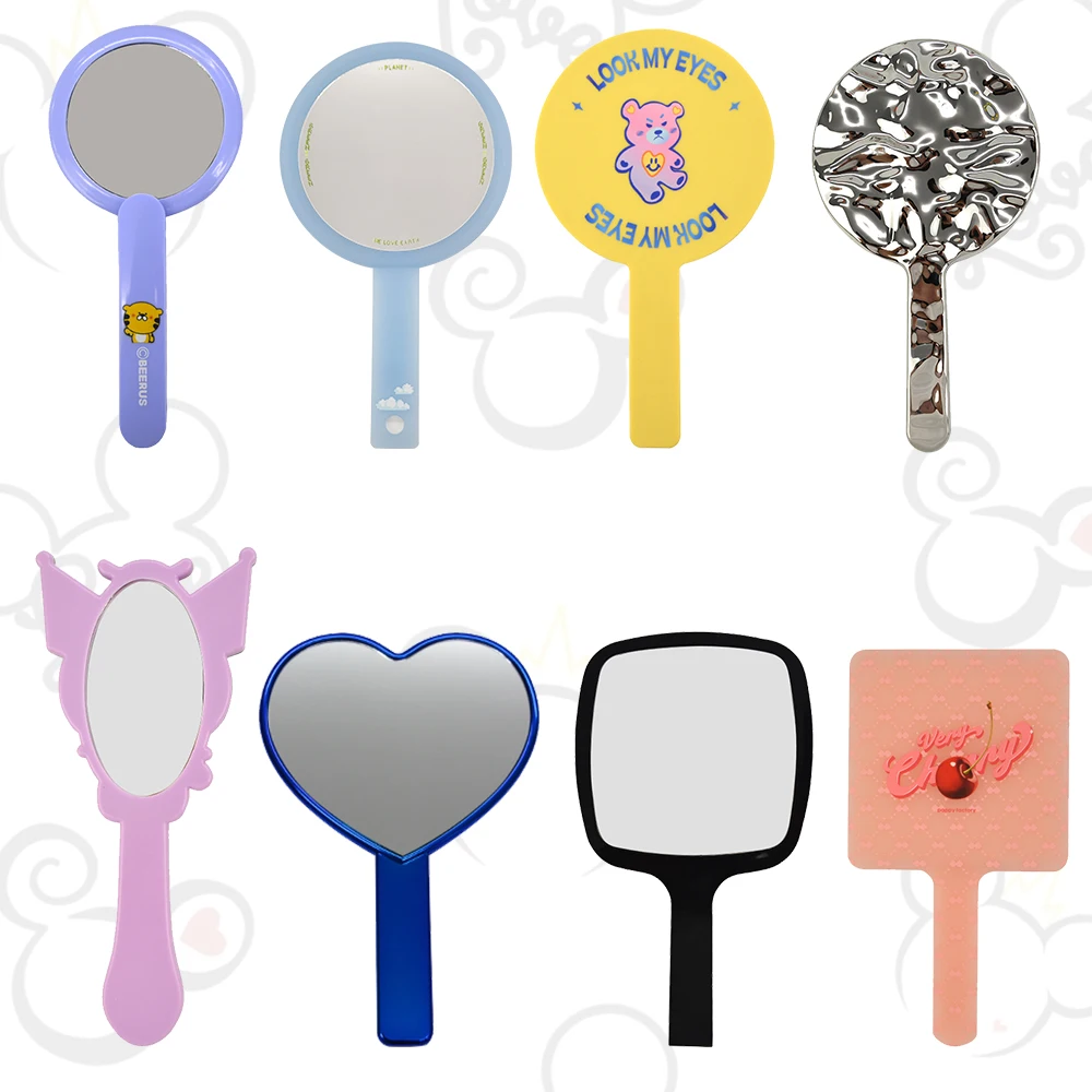 Custom Gift Acrylic Portable Rotating Small Mirror Hd Handheld Mirror ...