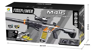 Factory Customization M416 Plastic Shooting Shell Ejecting Airsoft Gun Soft Bullet Gun Toy Guns ...