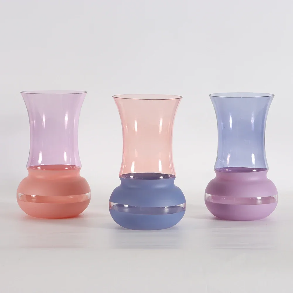 Modern Double Morandi Color Vases For Home Decor - Buy Modern Double ...