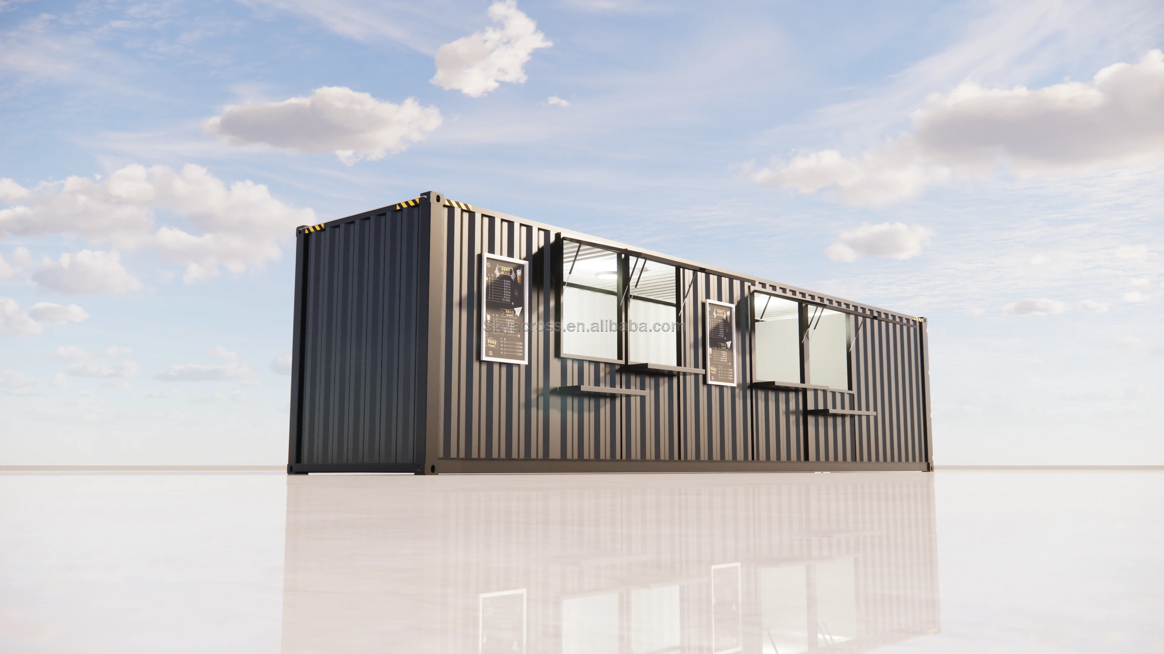 40ft Shipping Container Shops Bar Container Mobile Coffee Shop Prefab ...