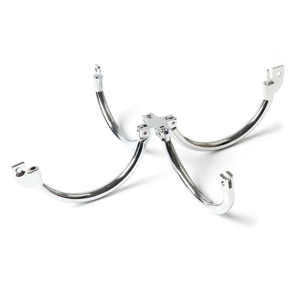 Metal Bondage Wrist Cross Handcuff Stainless Steel SM