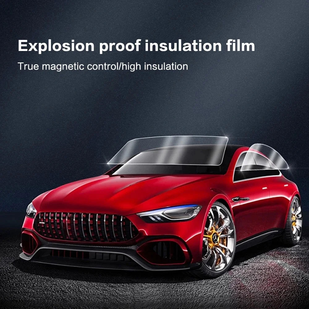 Creamic Anti Glare Shatter Safety UV Protection Solar PET Auto Foil Car ...
