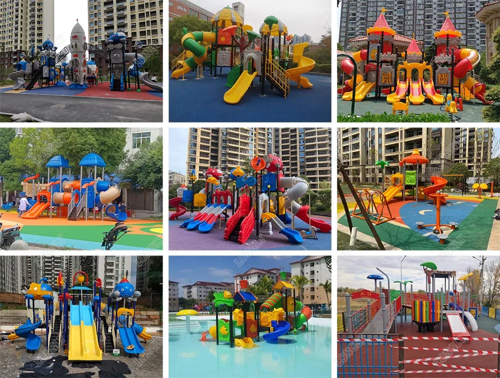 Forest Style Theme Park Large Playground Equipment for Outdoor Play ...