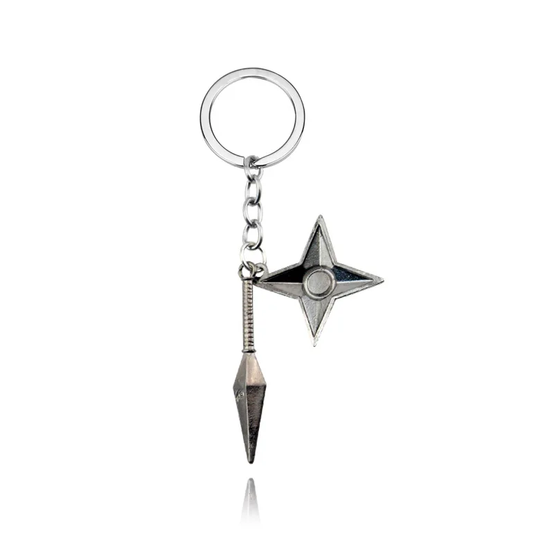 Anime Kunai Shuriken Konoha Ninja Keychain for Car Keys Bag Backpack ...