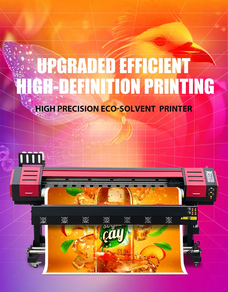 180cm Eco Solvent Printer - Digital Inkjet Plotter for Tarpaulin