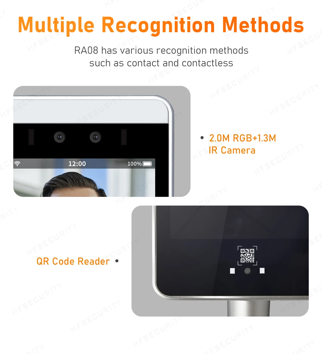 HF-RA08 Rfid IC ID Card Reader Face Facial Recognition FBI Certificate ...