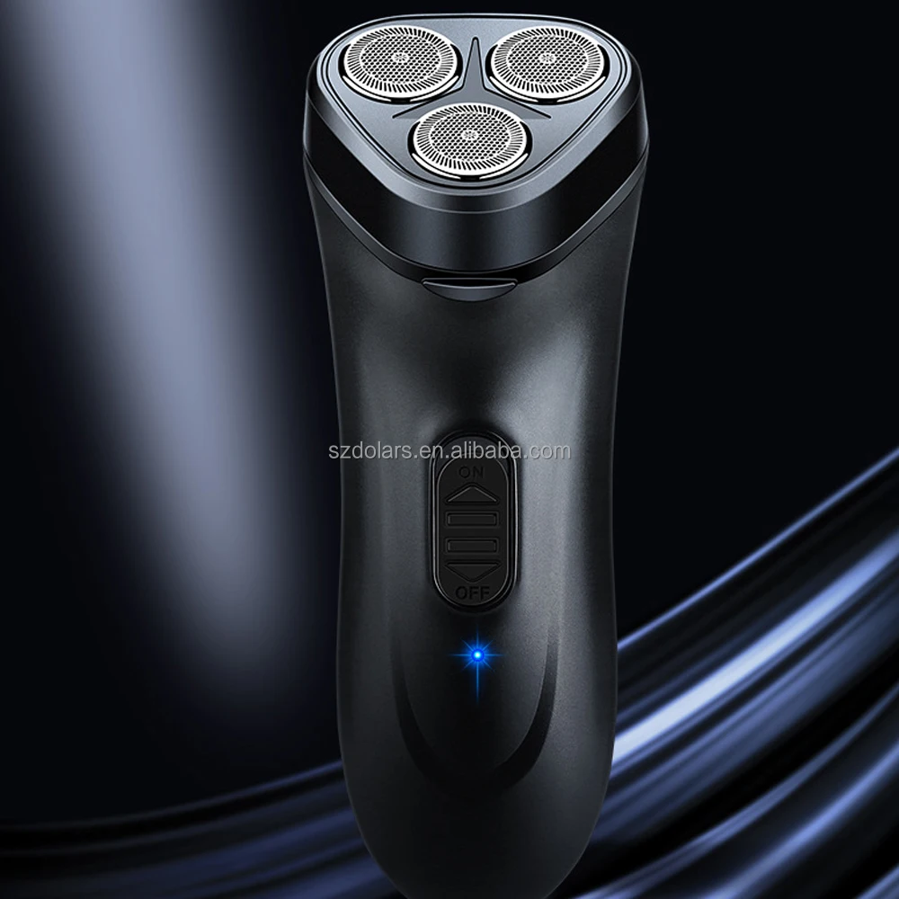 Three individually floating rotary heads men shaver Triple Blade shaver ...