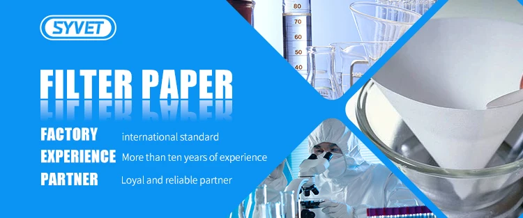 Syvet Scientific Cotton Pulp Filter Paper for Lab Use