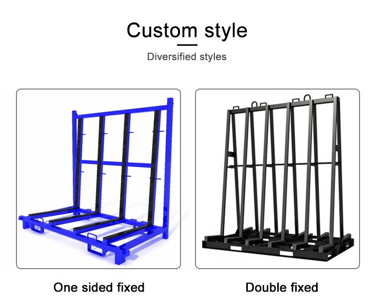 Custom Rolling Storage Rack For Glass Glass Rack Transport Heavy Duty L ...