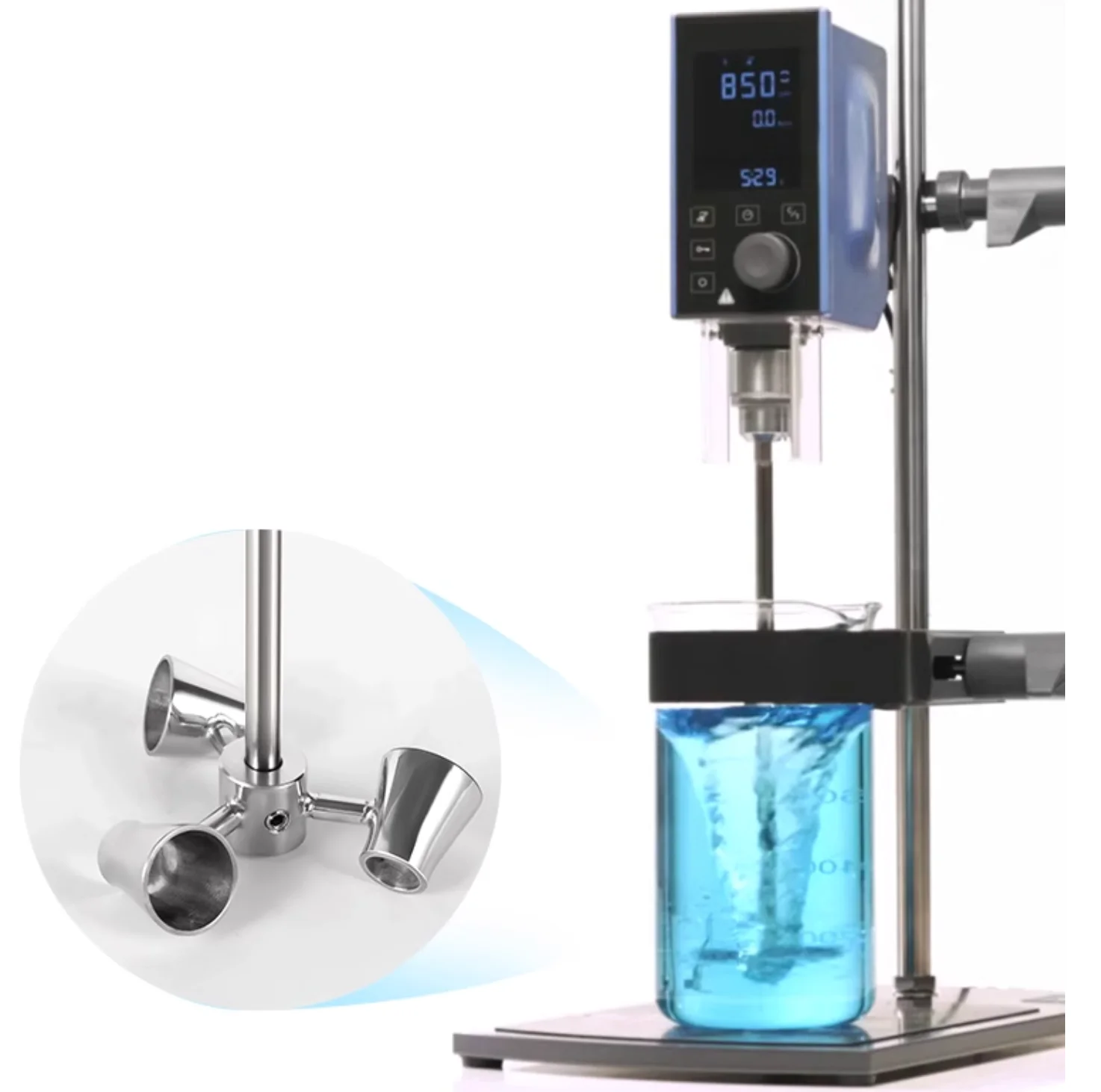 Stainless Steel SUS316L Lab Conical Paddle Stirring Rod