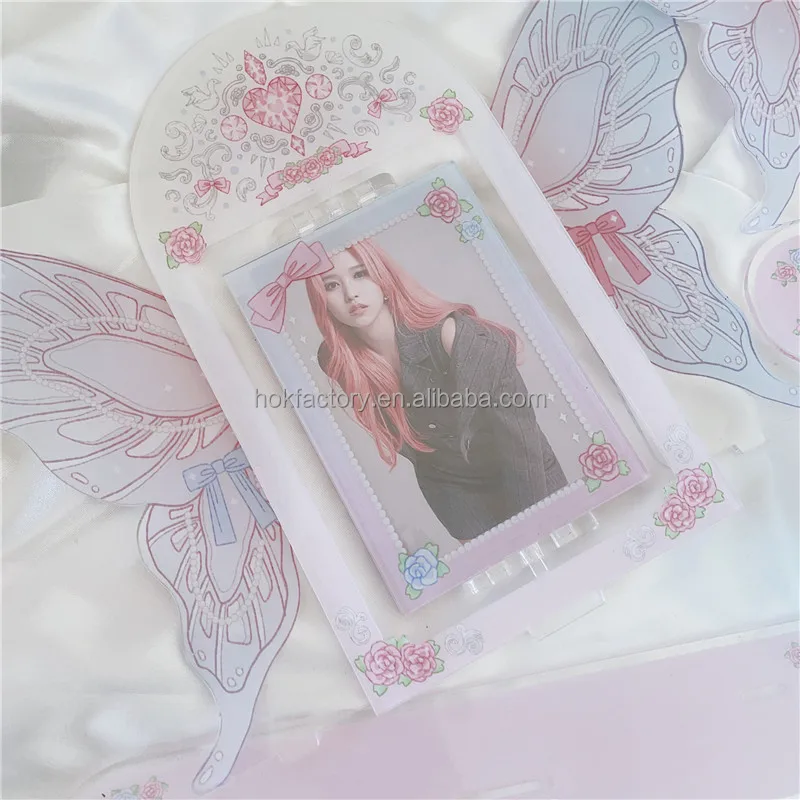 Custom Acrylic Photo Frame Kpop Photocard Holder Picture Stand Ins ...
