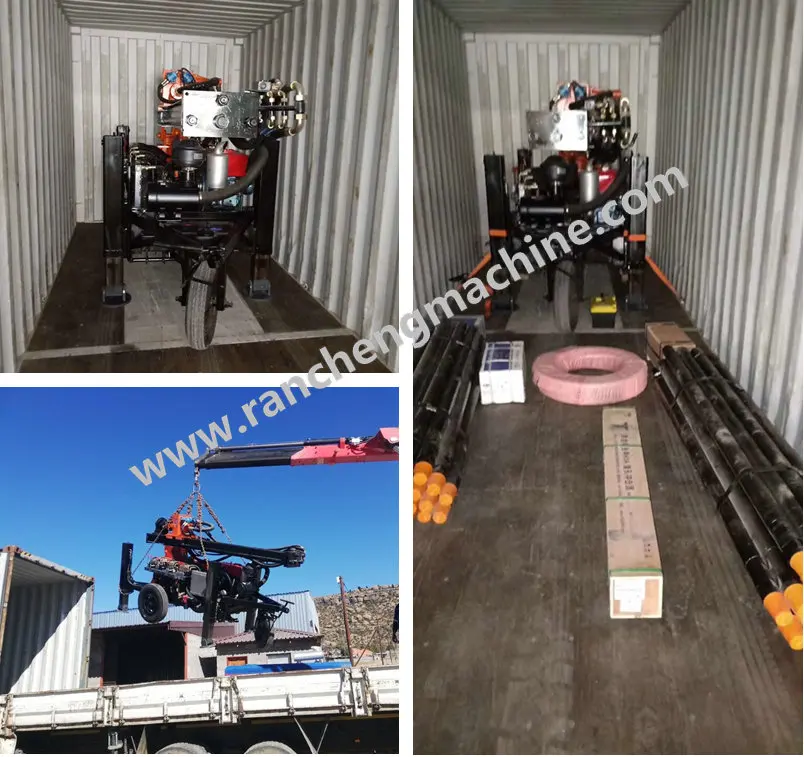 150m Small Well Drilling Rig - Portable Hydraulic Machine