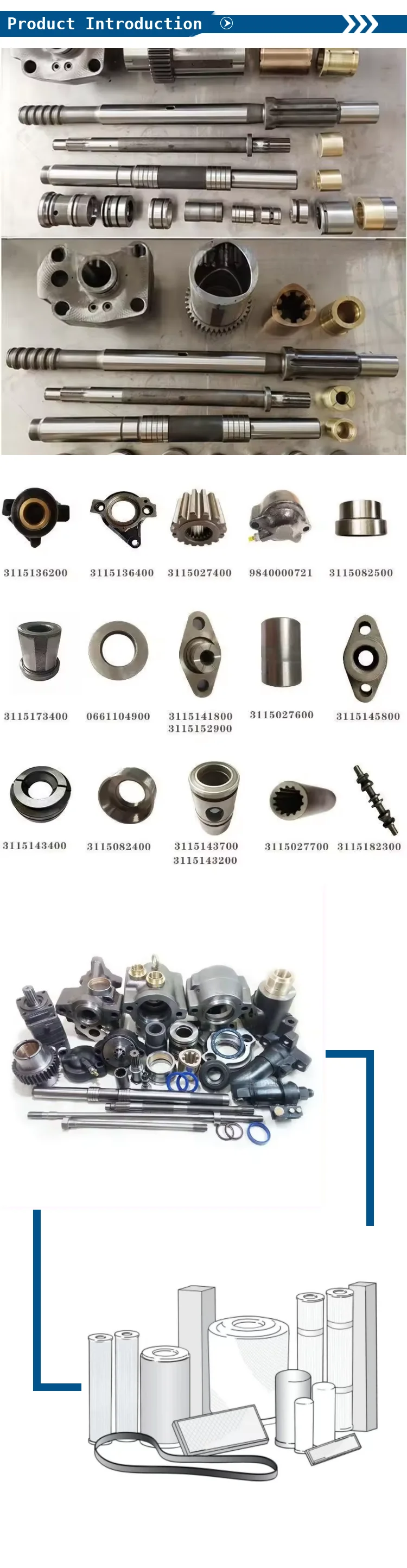 3222336731/3222345625 Fuel Filter - D55 Drilling Rig Parts