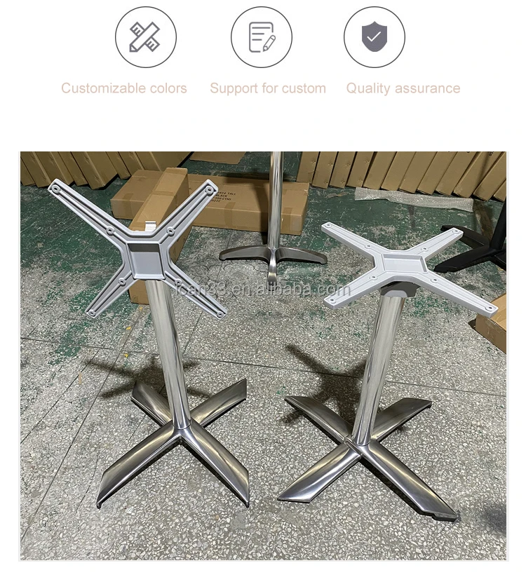 Restaurant Coffee Table Base Leg Foldable Table Legs Metal Furniture ...