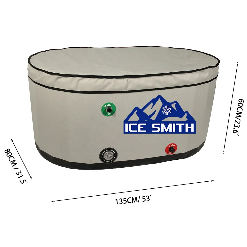 Inflatable Bathtub Pvc Ice Bath Household Adult Bath Bucket,Full Body ...
