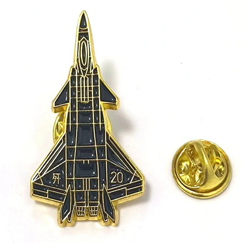 Custom 3D Metal Lapel Pins - Perfect for Airplane Badges
