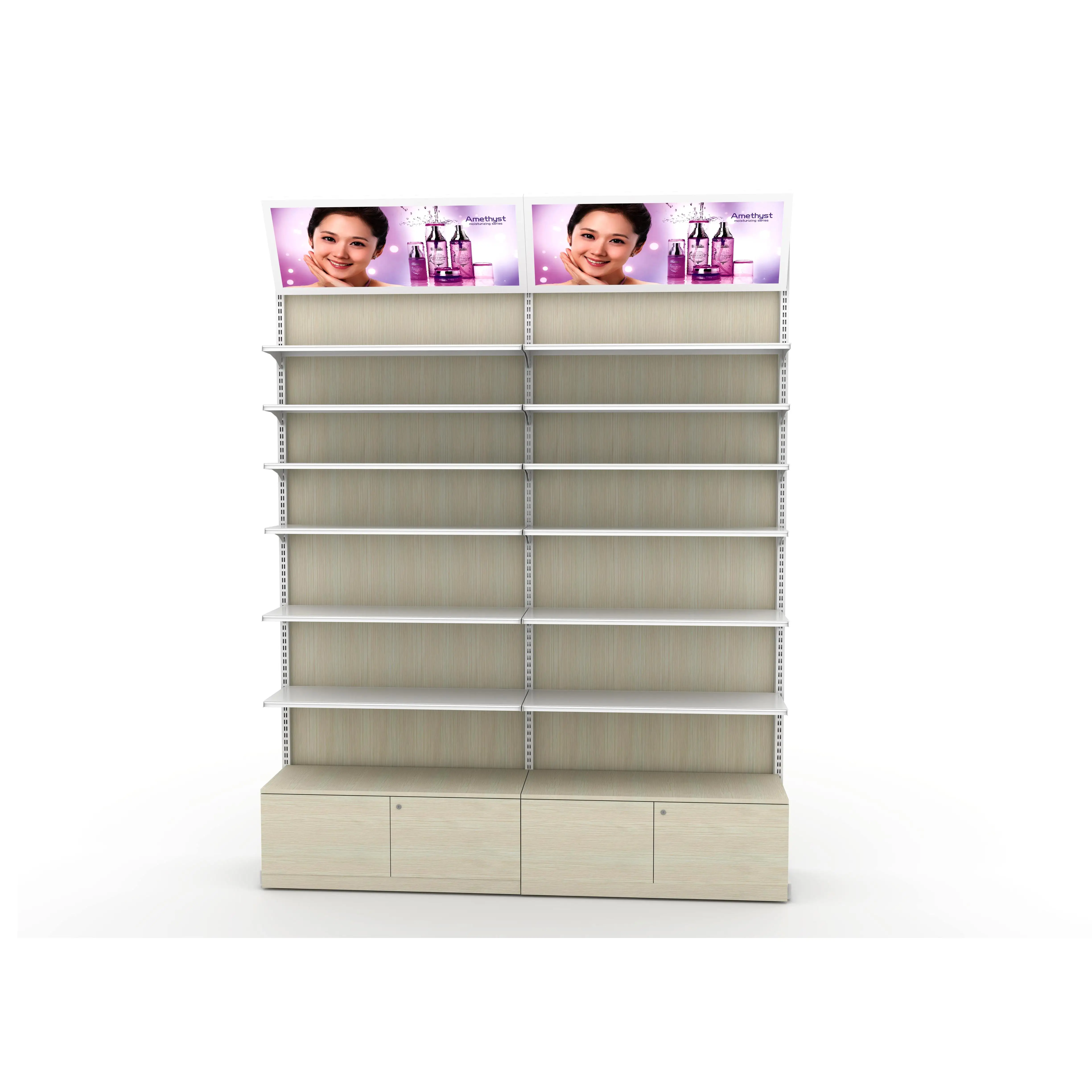 Supermarket Display Cabinets Shelf Retail Supermarket And Shop Design ...