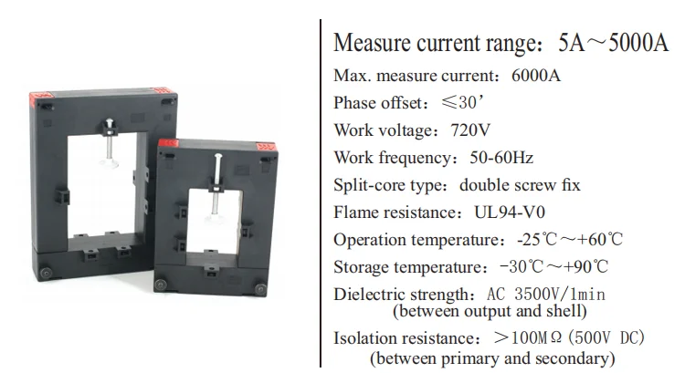 Split Core Open Loop Current Transformer 2000 1 Split Core Ct 3000a