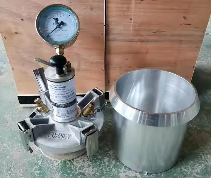 Manual Concrete Air Content Meter Tester ACI Air Test Equipment 1-Year ...