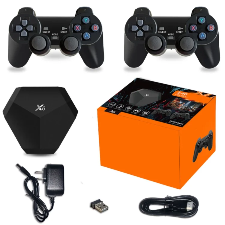 Portable Tv X6 Game Stick 4k Built-in 15000 Retro Video Games Console Hd Mi Multi Player Mini ...