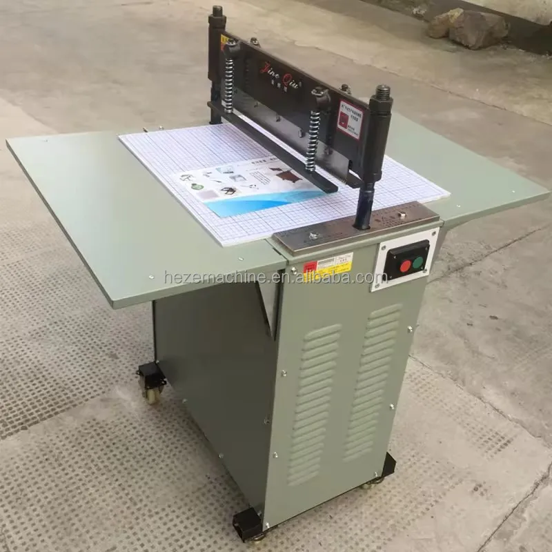 Fabric Zig-Zag Sample Cutting Table Machine Textile Cutter
