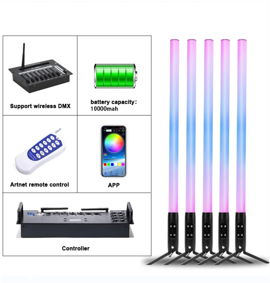 High Quality Astera 360 Degree 10x Fp1 Titan Tube 72w Battery Operated ...
