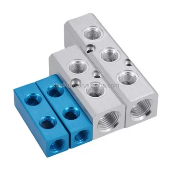 Custom Cnc Machined Aluminum Manifold Blocks Electric Spare Parts ...