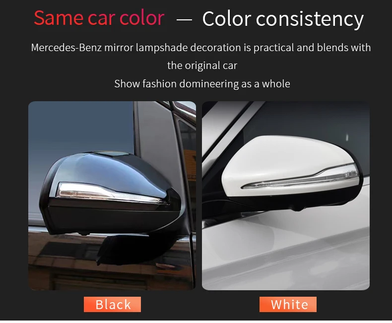 For Benz Vito Viano W447 Car Rearview Mirror Cover with Turn signal ...